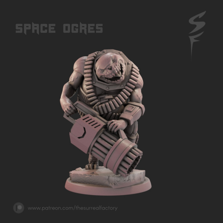 3D Printable Space Ogres - Set by TheSurrealFactory
