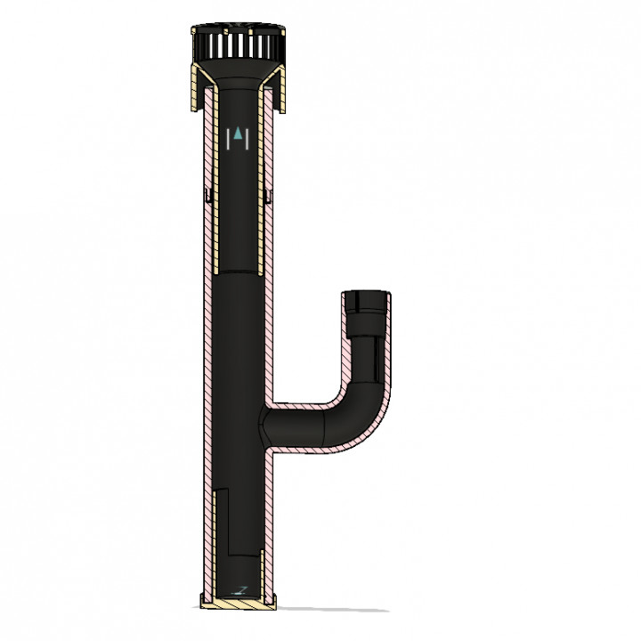 3D Printable Aquarium Surface Skimmer by Kerim Karadayı