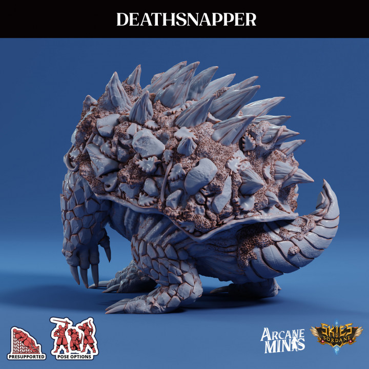 3D Printable Deathsnapper by Arcane Minis