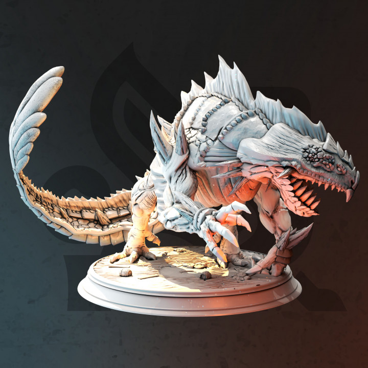 3D Printable Lizard King of the Sea - Tarraan by DM Stash