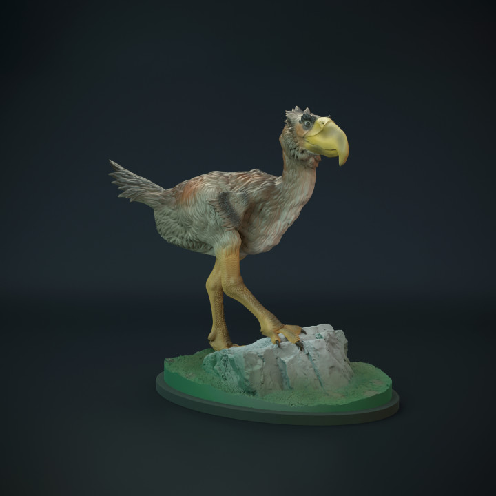 3D Printable Kelenken standing - prehistoric bird by Dino and Dog
