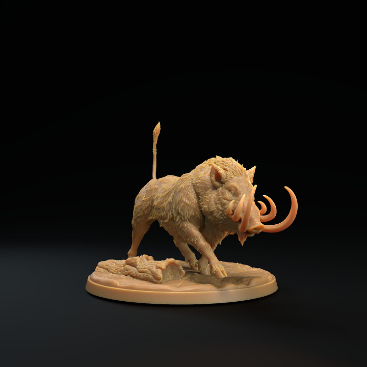 3D Printable Lesser Spirit Boars | PRESUPPORTED | Yokai Lodge by The ...