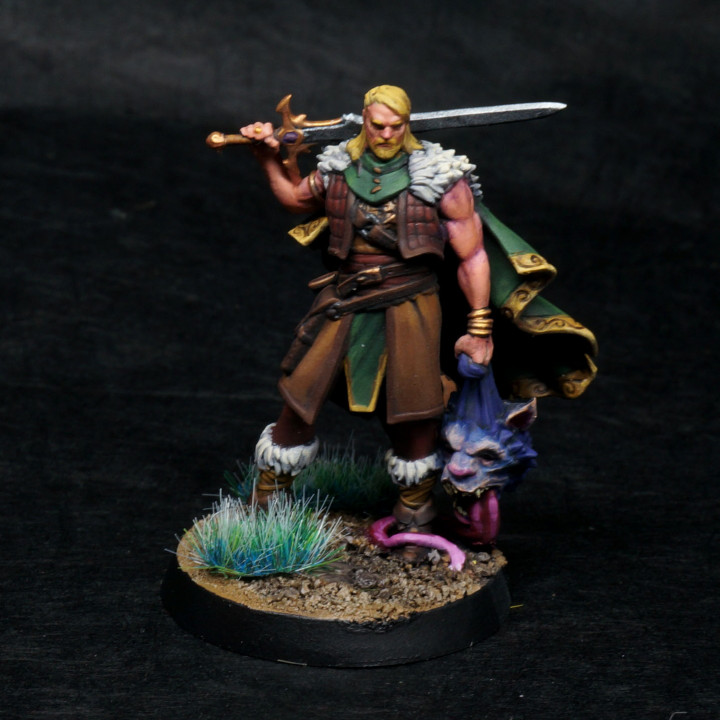 3D Print of Wylder, the Monster Hunter by doctorfaust1