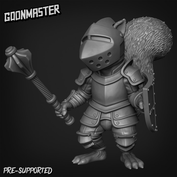3D Printable Squirrel Knight 2 by Goon Master