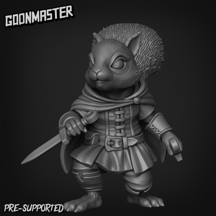 3D Printable Squirrel Rogue 1 by Goon Master