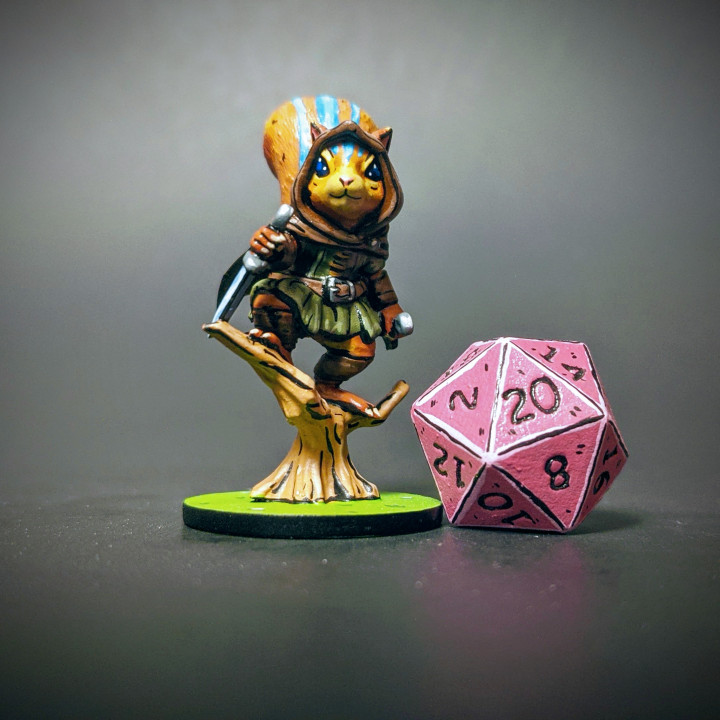3D Print of Squirrel Rogue 2 by Paintingmyth