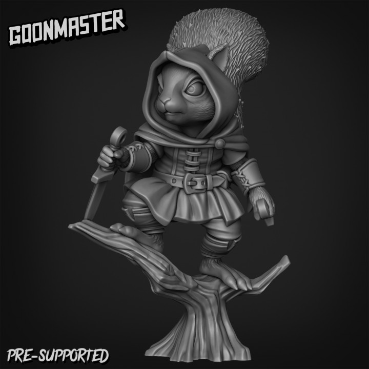 3D Printable Squirrel Rogue 2 by Goon Master