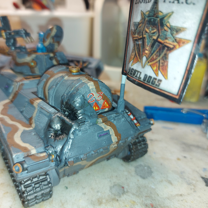 3D Print of SP.MV.234 Lothar APC AFV SPM MRL SPAAG by Panda21fr