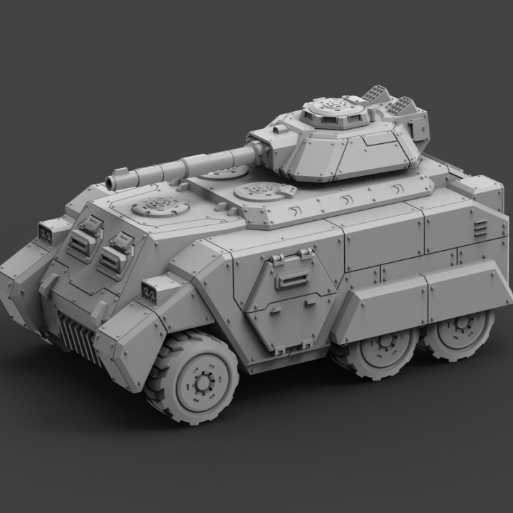 3D Printable ARMORED MIGHT HMMV by ACE Minis