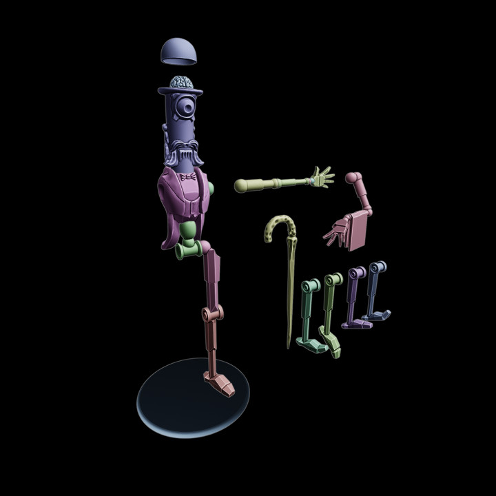 3D Printable Nano Butler - Robot by Jussi Pyykönen