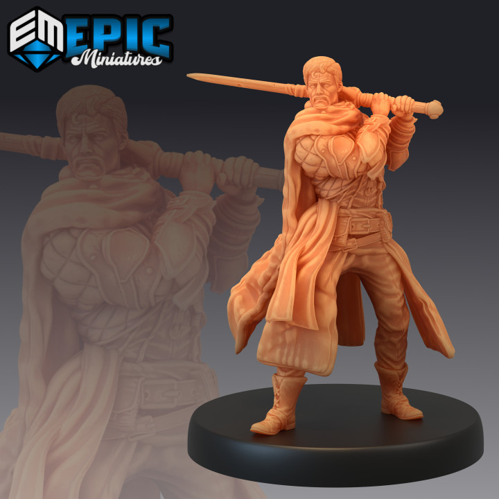 3D Printable Human Thief Set / Male Bandit / Ruthless Trickster ...