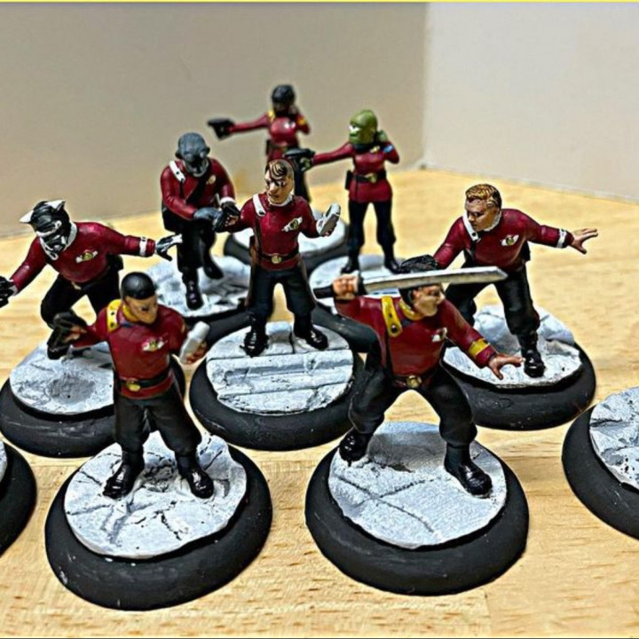 3D Print of Away Team Red Alternative Command by byteknight