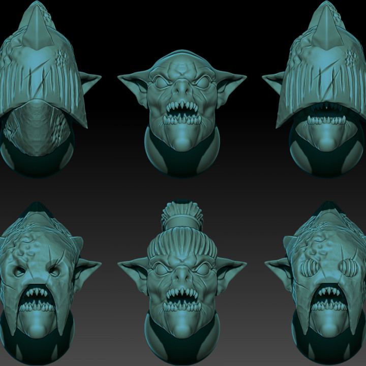 3D Printable KZKMINIS - DeepMines - Goblin with Sword an Shields by ...