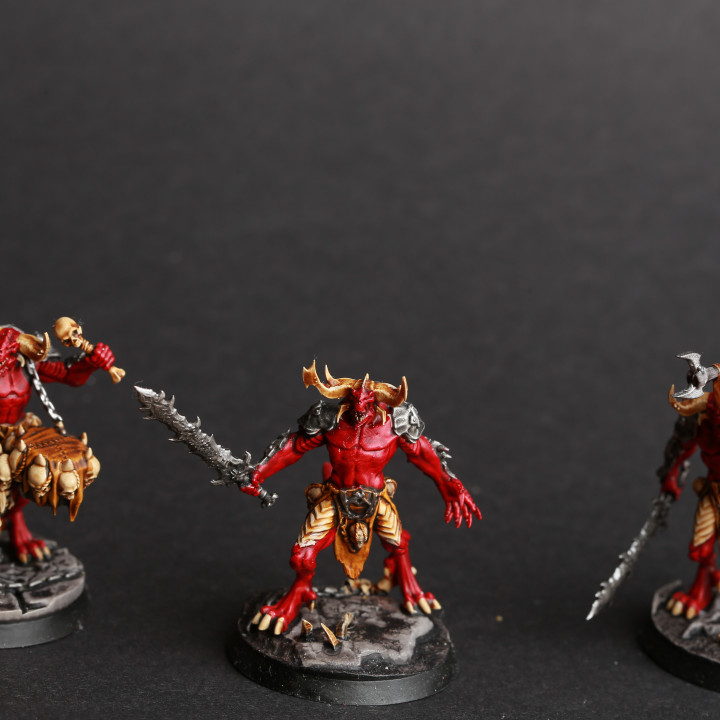 3D Print of Blood Warriors - War Daemons by tise1