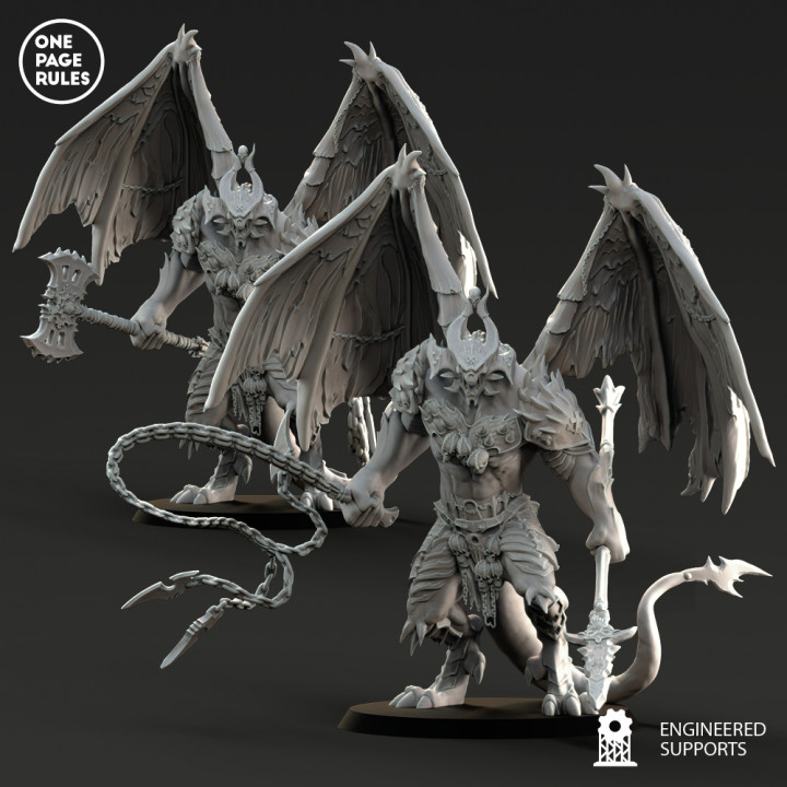 3D Printable War Daemons - Release #1 by One Page Rules