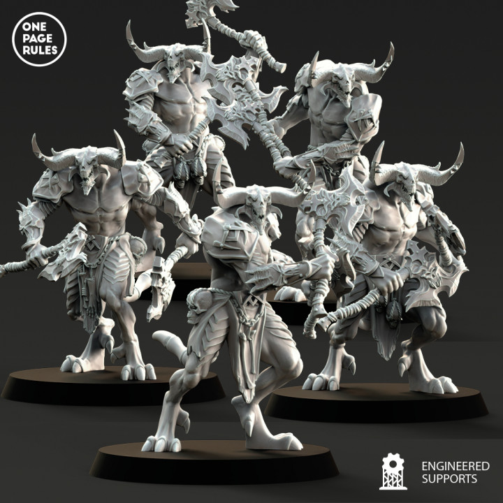 3D Printable War Daemons - Release #1 by One Page Rules