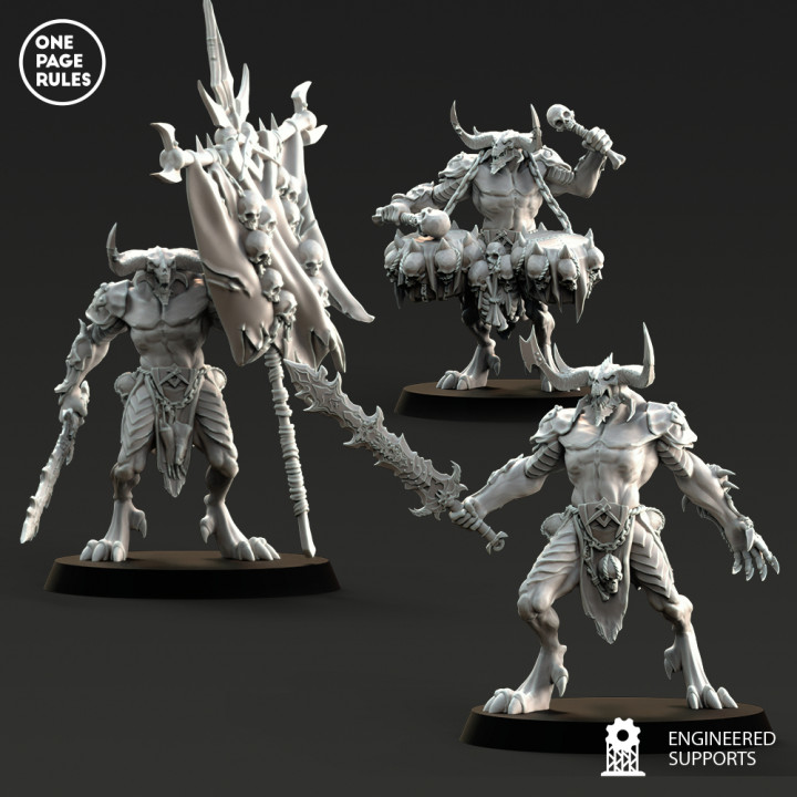 3D Printable War Daemons - Release #1 by One Page Rules