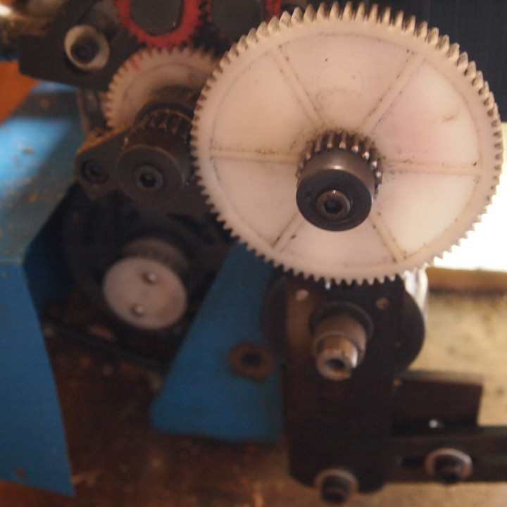 3D Printable 127 tooth mini lathe gear, and other gears. by Ernest E Pike