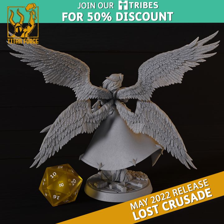 3D Printable Lost Crusade Fereal by Titan Forge Miniatures
