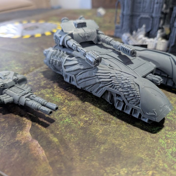 3D Print of Cyber Forge Red vs Blue Angelus Brutus Grav Tank by ...