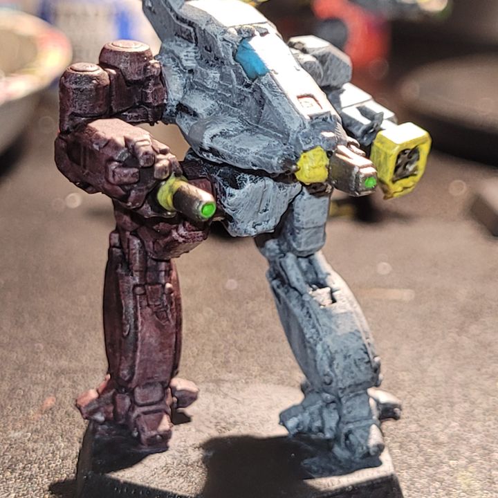 3D Print of Bushwacker BSW-HR Battlemech by tylerreiriz