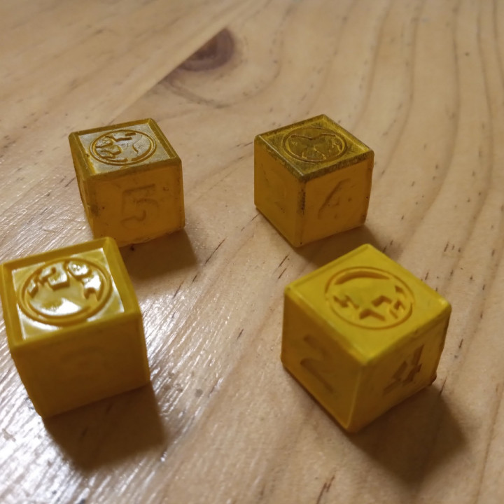 3D Printable Battletech faction dice by Impossible Emporium