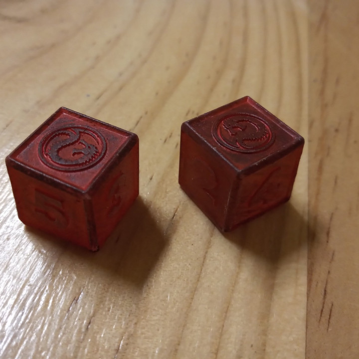 3D Printable Battletech faction dice by Impossible Emporium