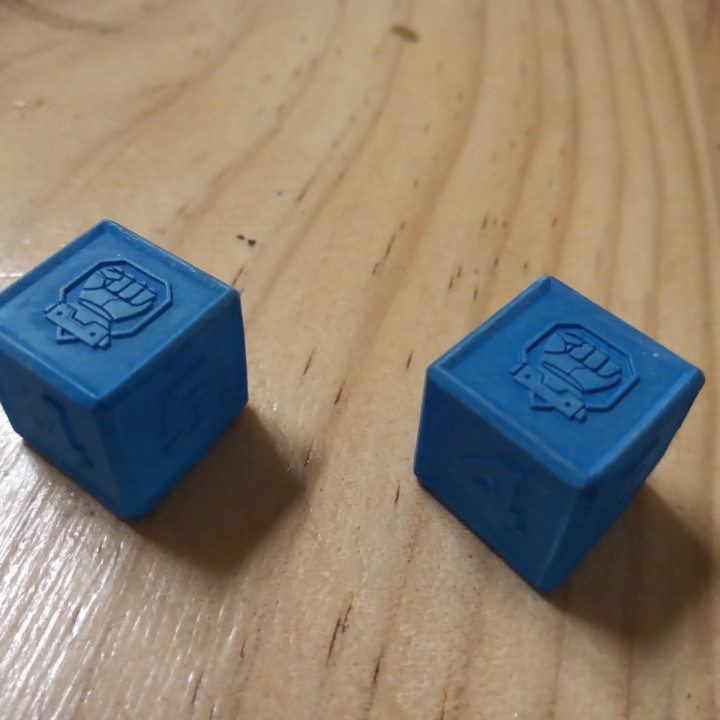 3D Printable Battletech faction dice by Impossible Emporium