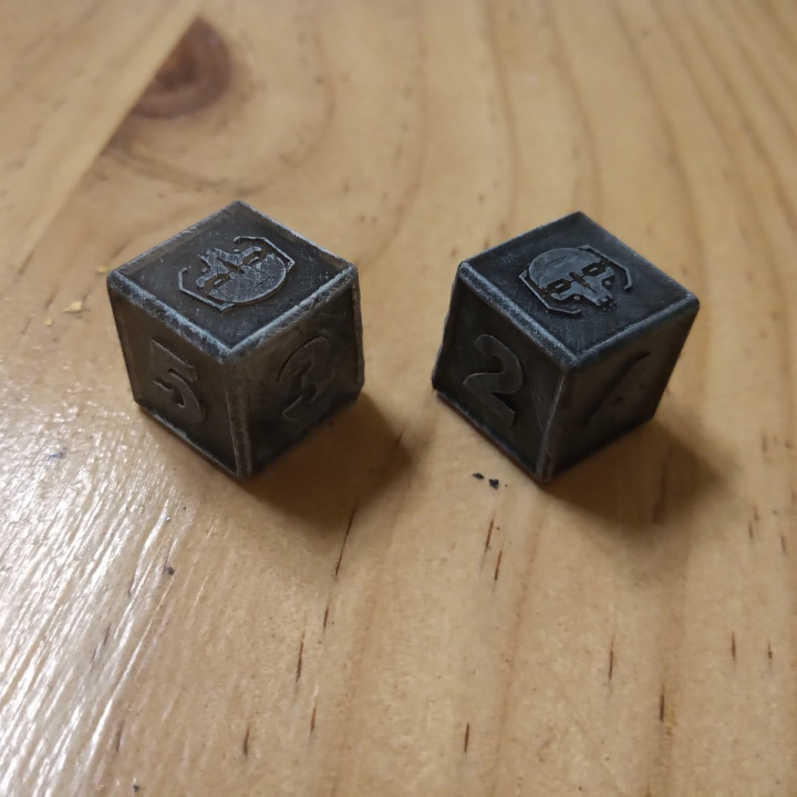 3D Printable Battletech faction dice by Impossible Emporium