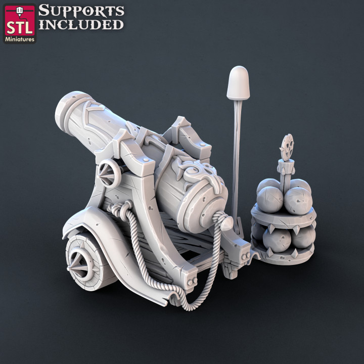 3D Printable Pirate Set by STL Miniatures