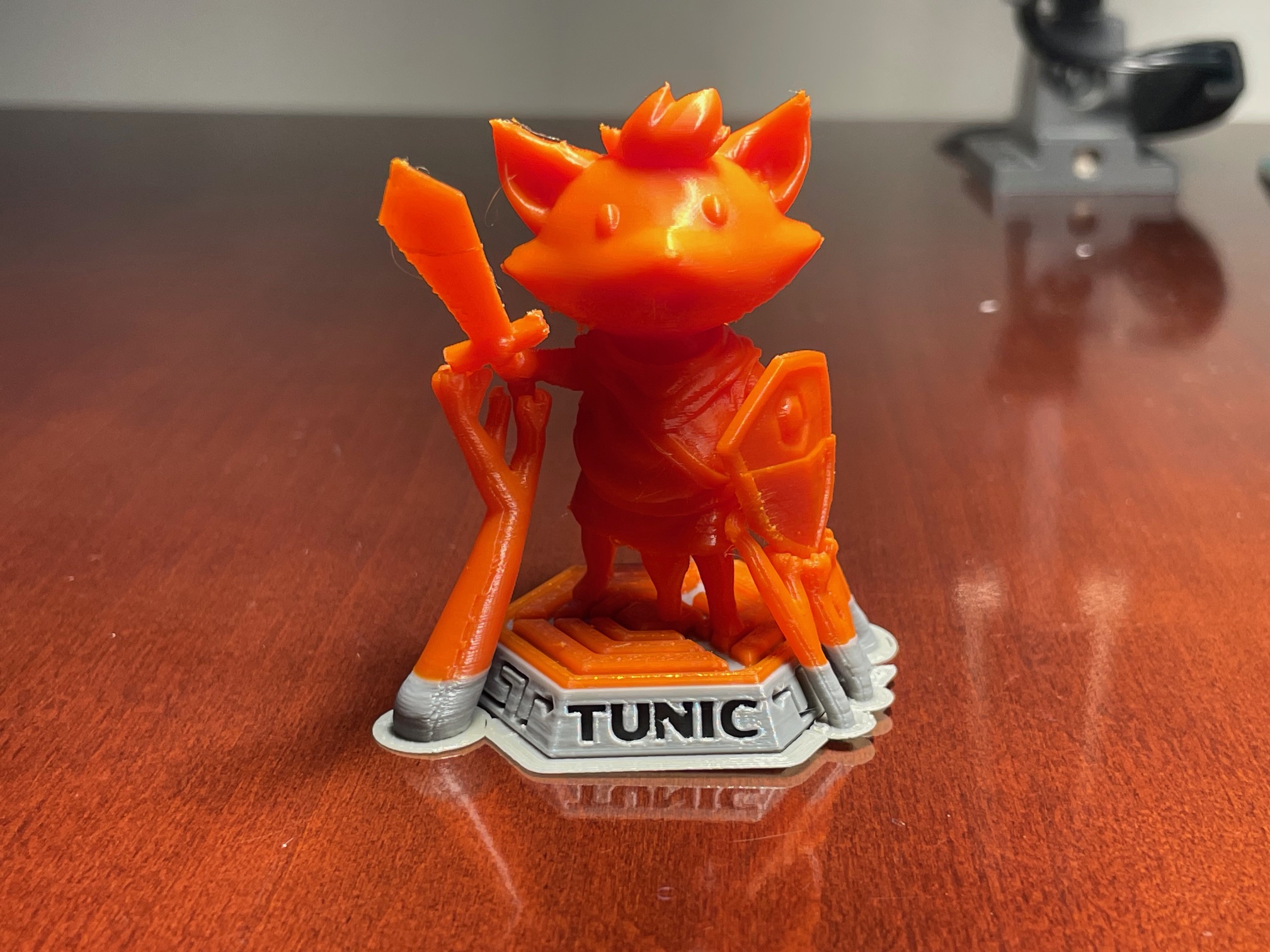 3D Printable TUNIC fan art by Rebek Pew!