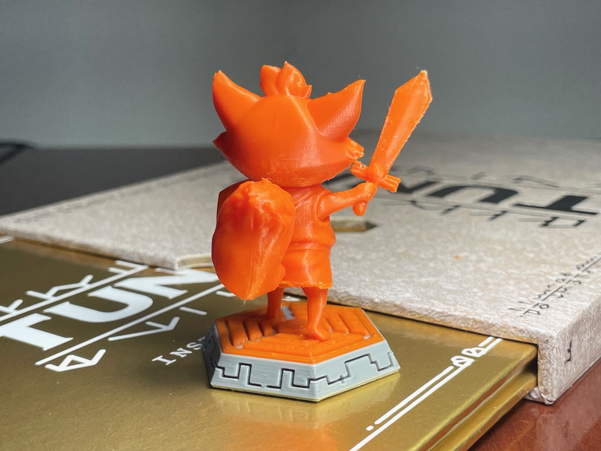 3D Printable TUNIC fan art by Rebek Pew!