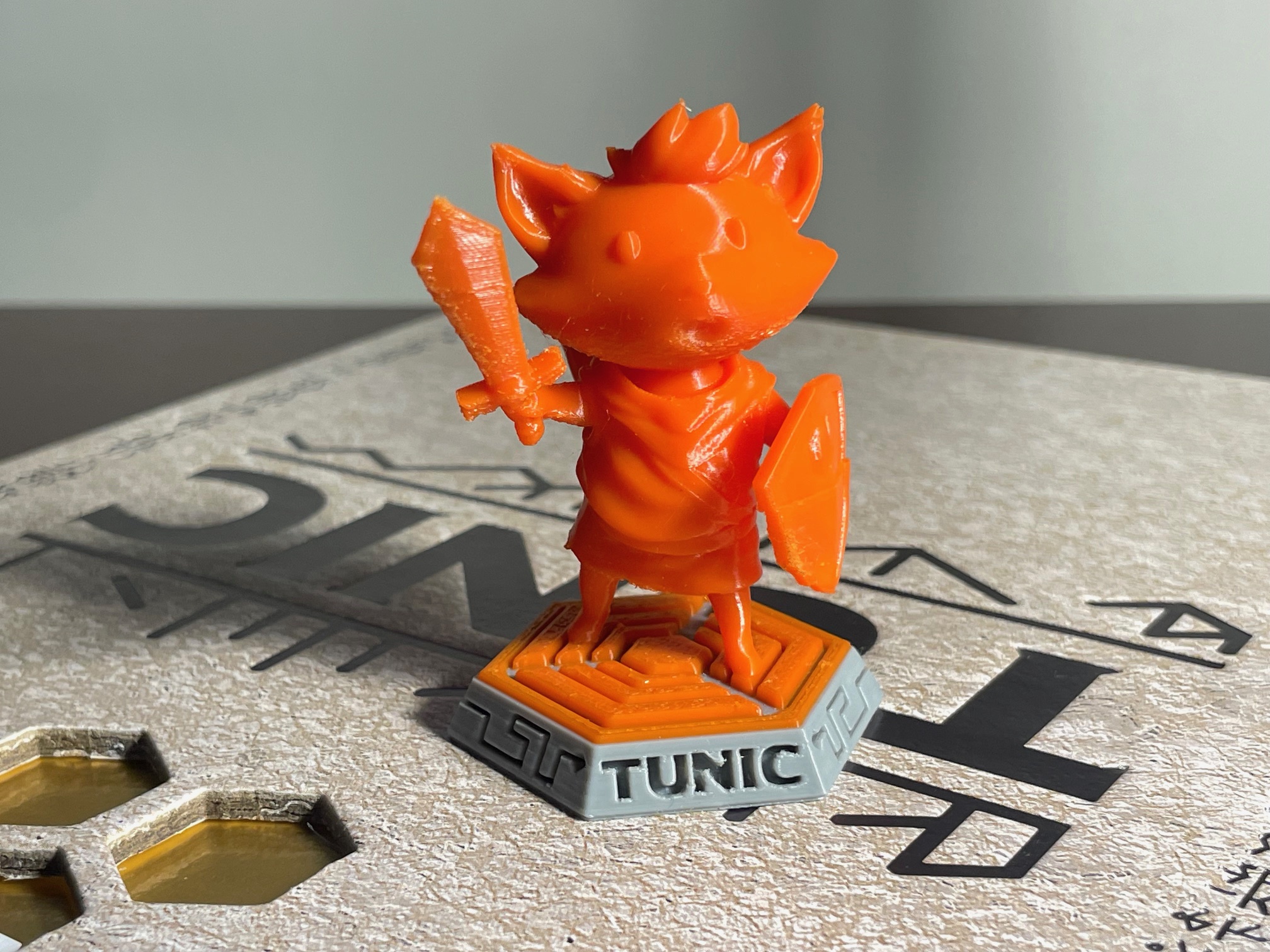 3D Printable TUNIC fan art by Rebek Pew!