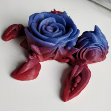 3D Printable Roseurtle (Rose Turtle) by Cinderwing3D