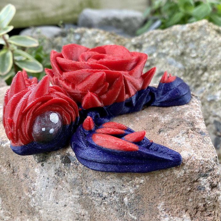 3D Printable Roseurtle (Rose Turtle) by Cinderwing3D