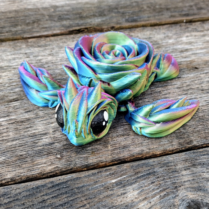 3D Print of Roseurtle (Rose Turtle) by chemicaljelly