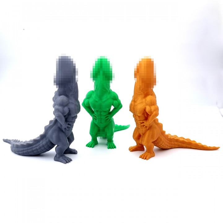 3D Printable DickyGator by iradj3d