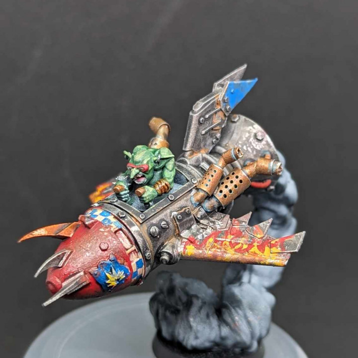 3D Print of Orks- FLying rocket by Ruins of Ashelnia