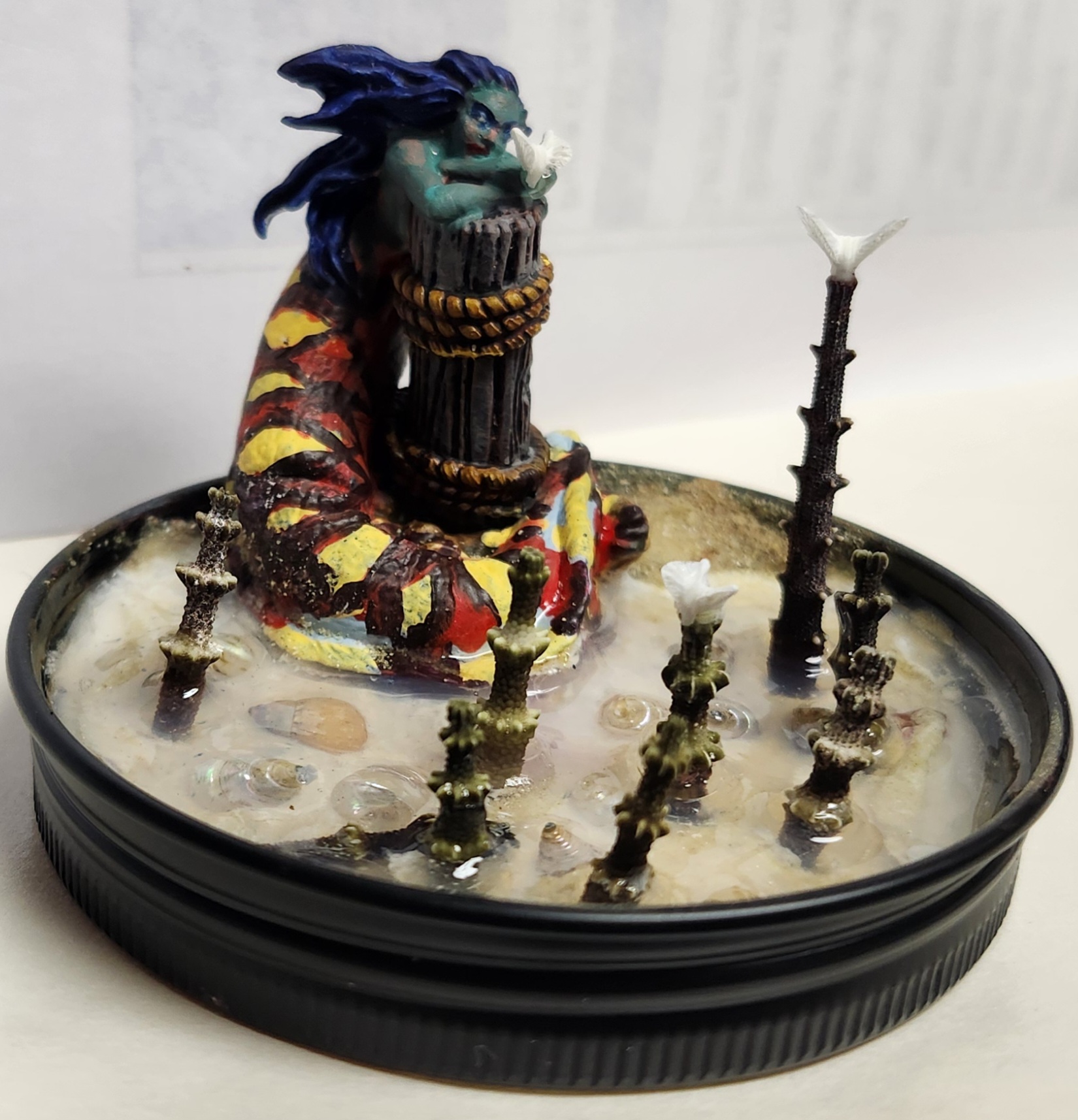 3D Printable Aerilyn the Mermaid by Moonlight Minis- Christine Van Patten