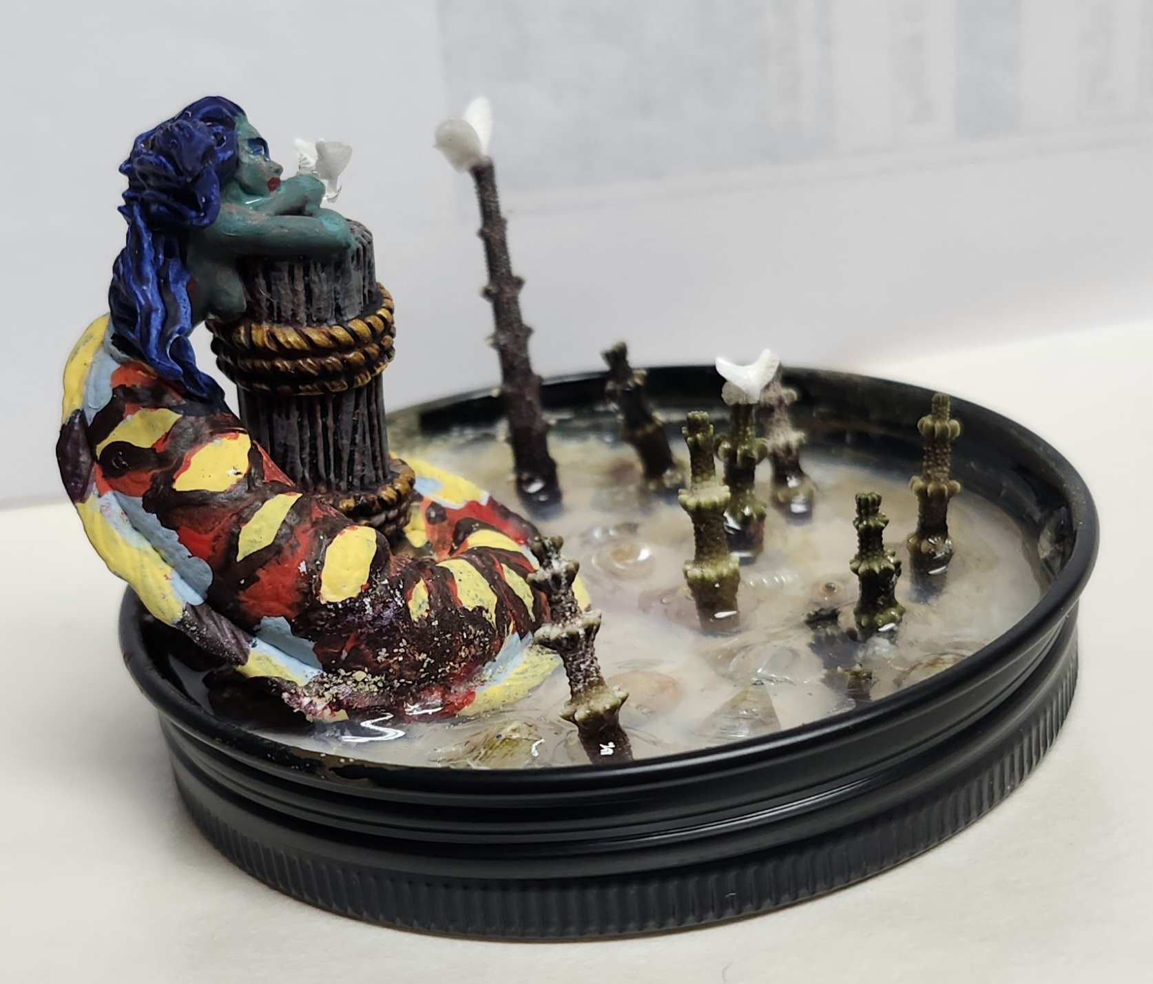 3D Printable Aerilyn the Mermaid by Moonlight Minis- Christine Van Patten