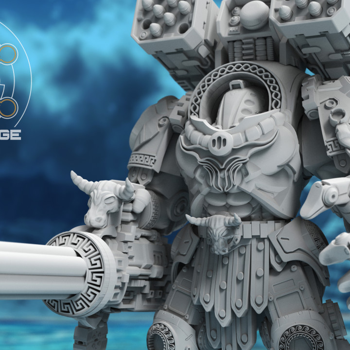 3D Printable Minoan Myrmidons by Atlan Forge