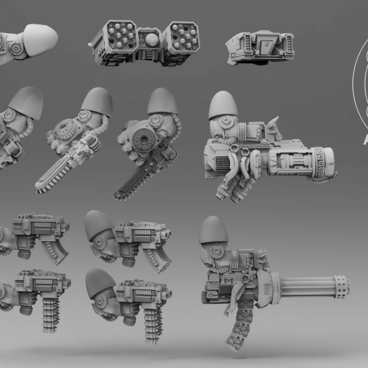 3D Printable Minoan Myrmidons by Atlan Forge