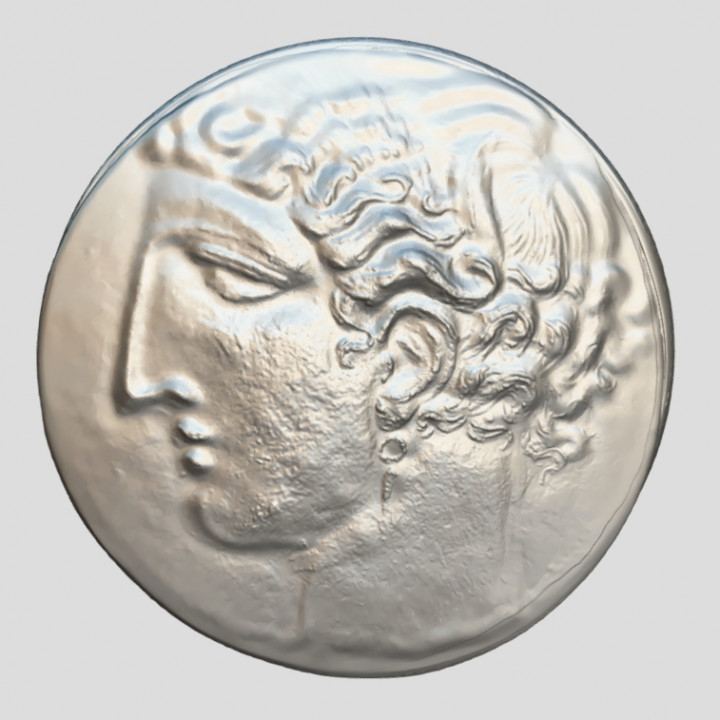 3D Printable coin（scanned by Revopoint MINI） by Revopoint3D