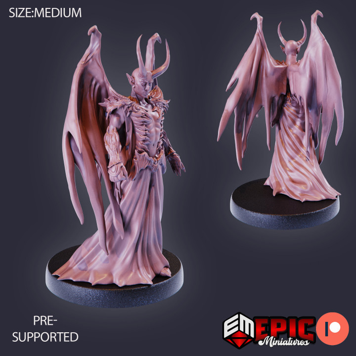 3D Printable Devil Duke / Hell Warrior / Demon Spawn / Evil Lord ...