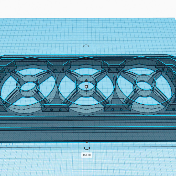 3D Printable Top 360 Fan Upgrade Corsair Obsidian 500 RGB SE by Daniel ...