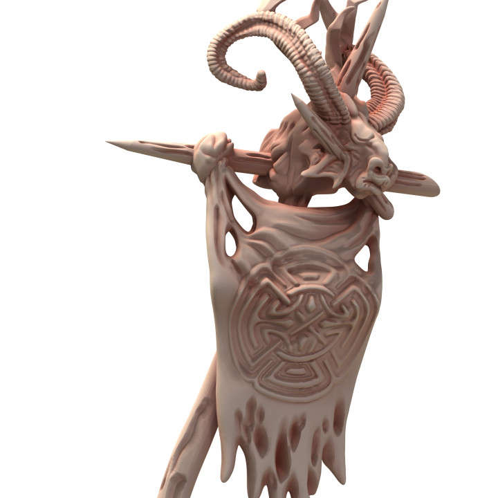 3D Printable 014 CHAOS CELTIC Demon Cyclops Khoragar Balor and ...