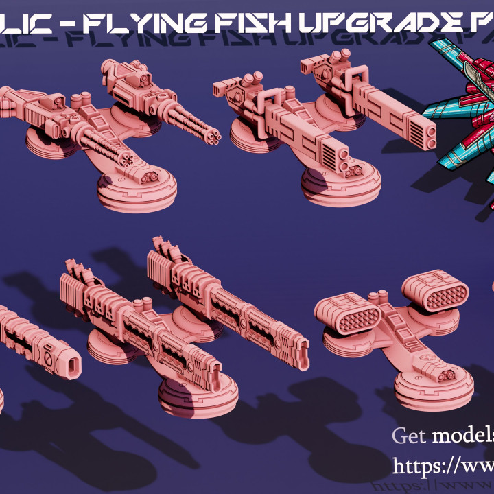 3D Printable LIC - Flying Fish Upgrade Pack by The Lelanian Industrial ...