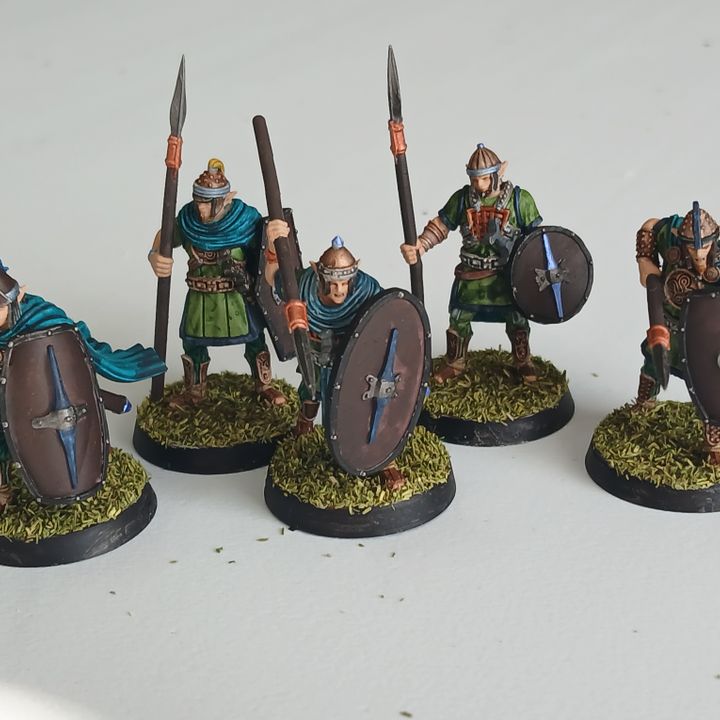 3D Print of Gaelic Wood Elf Eternal Guardians by bradleyoates