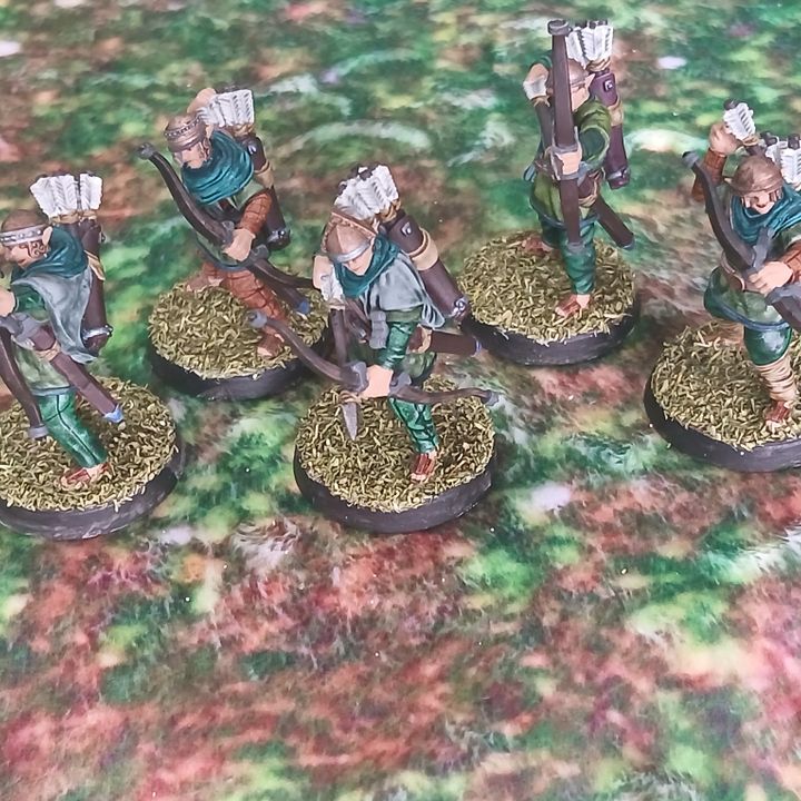 3D Print of Gaelic Wood Elf Forest Guards by bradleyoates