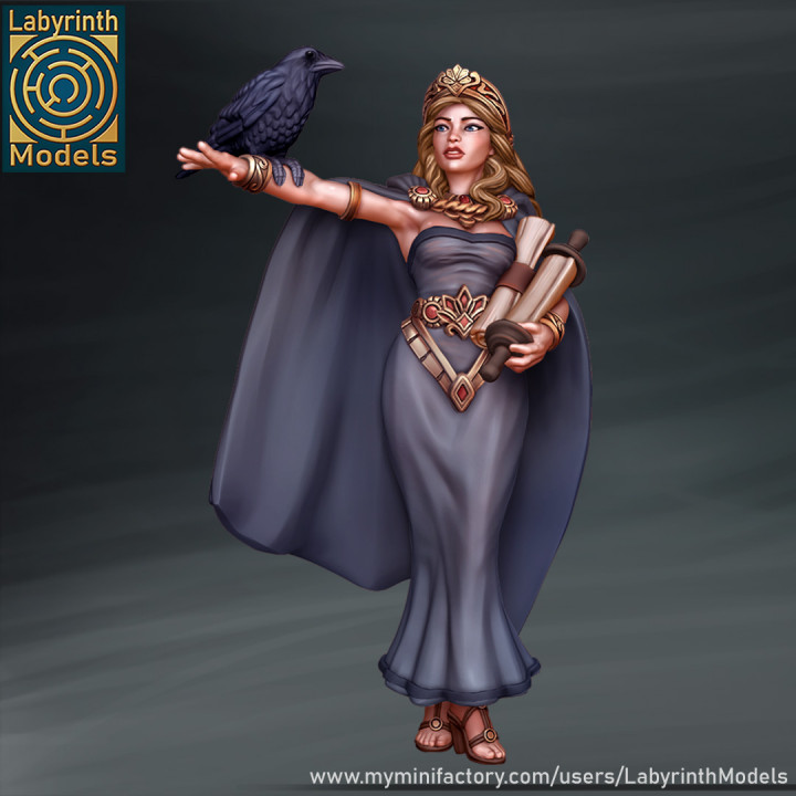 3D Printable Amazon Priestesses - 32mm scale by Labyrinth Models